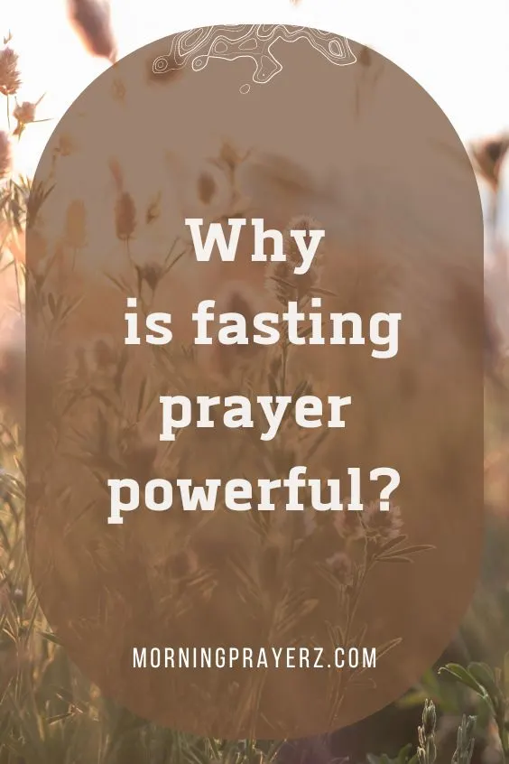 Morning Prayer During Fasting