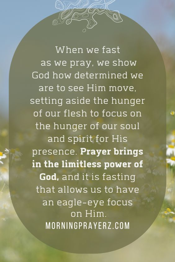 Morning Prayer During Fasting