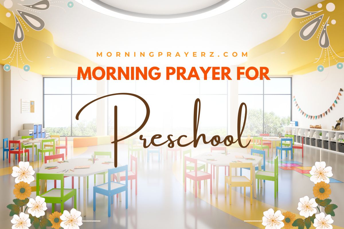 Morning Prayer for Preschool