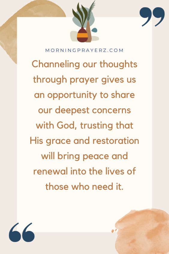 Morning Prayer For A Loved One’s Healing And Recovery