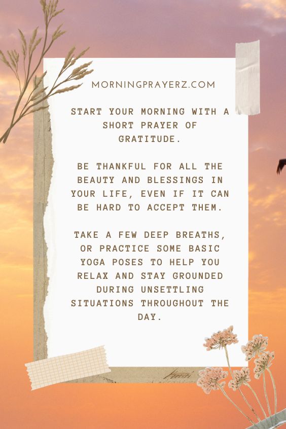Morning Prayers for Cultivating a Sense of Inner Peace and Contentment