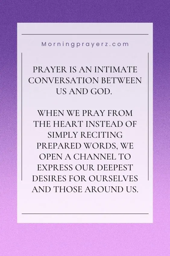 Morning Prayers for Expressing Love and Appreciation to Loved Ones